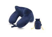 China Soft Inflatable Neck Pillow , Inflatable Travel Neck Support CGS Certification for sale