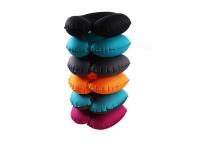 China Colorful Inflatable Neck Pillow , U Shaped Neck Pillow Pressure Dispersing for sale