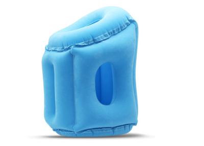 China Inflatable Travel Foot Rest Pillow Back Support Cushion 29x39x57cm OEM for sale