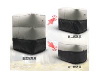 China Light Weight Blow Up Foot Rest Travel Pillow Sitting Backrest Cushion for sale
