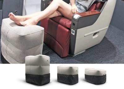 China Light Weight Blow Up Foot Rest Travel Pillow Sitting Backrest Cushion for sale