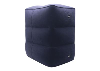 China Inflatable Travel Foot Rest Pillow Orthopedic Cushion 3 Layer Height Adjustable 40.5x26x48cm for sale