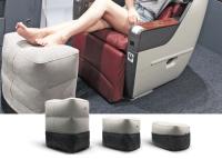 China Inflatable Travel Foot Rest Pillow Orthopedic Cushion 3 Layer Height Adjustable 40.5x26x48cm for sale