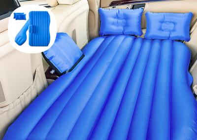 China Blue Inflatable Car Air Bed Pregnancy Mattress 135x85x45cm 300kg Capacity for SUV MPV for sale