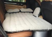 China Grey Color 135 * 85 * 45CM Inflatable Car Bed PVC Folding Air Bed Material for sale