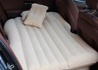 China Grey Color 135 * 85 * 45CM Inflatable Car Bed PVC Folding Air Bed Material for sale