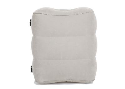 China PVC Inflatable Foot Rest Pillow for Airplane Travel 17x12x18 inch Adjustable Height for sale
