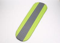 China Self Inflating Sleeping Pad 190T Flocking PVC Camping Mattress Foldable 0.3mm Thickness for sale