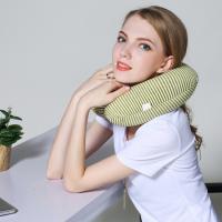 China Memory Foam Travel Neck Pillow 31x29.5x11.5cm with Adjustable Buckle for sale