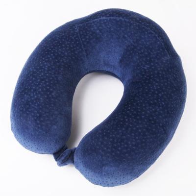 China Anti - Snore Car Neck Pillow Memory Foam , Durable Small Memory Foam Travel Pillow for sale