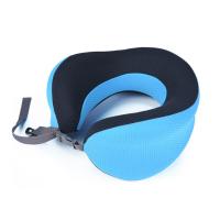 China Memory Foam Neck Roll Travel Pillow 25x26cm Adjustable Support for Neck Pain Relief for sale
