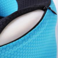 China Memory Foam Neck Roll Travel Pillow 25x26cm Adjustable Support for Neck Pain Relief for sale