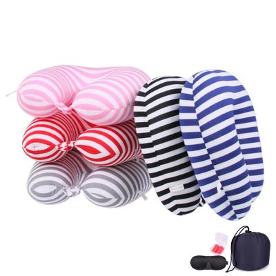 China Ergonomic Memory Foam Neck Pillow Support Soft Foam Travel Rest Anti - Snore for sale