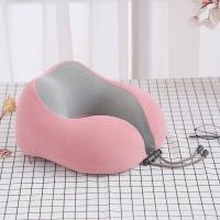 China Adults Airplane U Shaped Memory Foam Travel Pillow With Super Soft Cover for sale