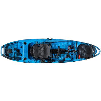 China LLDPE Seat Pedal Fishing Kayak 10FT 3200x835mm for Adults 140kg Capacity for sale