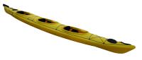 China 3 Person Sit In Fishing Kayak 5600x700mm Polyethylene Rotomolded Sea Kayak for sale