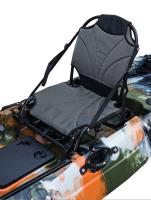 China Inflatable Fishing Kayak 1 Person 292x84x36cm Black Single Man Canoe Blow Fitting for sale