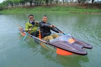 China Accessories Free Transparent Canoe Kayak Paddle Polycarbonate Glass Boat for sale