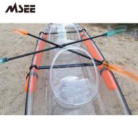 China Clear Bottom Surf Ski Transparent Canoe Kayak 3392*942*369 Polyethylene Hull for sale