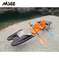 China Transparent Polycarbonate Kayak 3100x760mm Two Seat Cruising Boat for Adults for sale