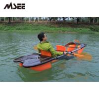 China Transparent Polycarbonate Kayak 3100x760mm Two Seat Cruising Boat for Adults for sale