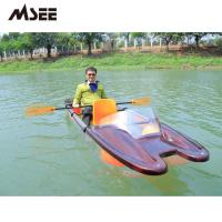 China Transparent Polycarbonate Kayak 3100x760mm Two Seat Cruising Boat for Adults for sale