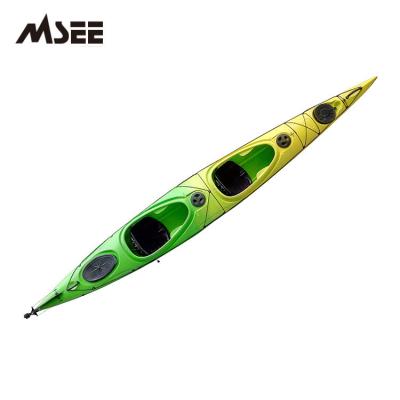 China LLDPE HDPE Composite Fishing Kayak 5200x670mm 2 Person 240kg Capacity for sale