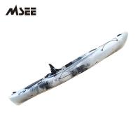 China Polyethylene Material Single Person Kayak Customized Color And Logo 308*75*35CM for sale