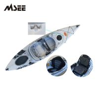 China Polyethylene Material Single Person Kayak Customized Color And Logo 308*75*35CM for sale