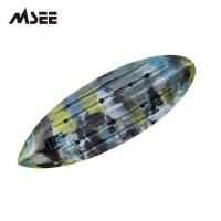China Swivel Sea Fishing Kayak 2.7m LLDPE Single Sit In Pedal Kayak 150kg Capacity for sale