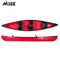 China LLDPE 2-3 Person Fishing Canoe Kayak 4440x940x460mm 350kg Load Capacity for sale