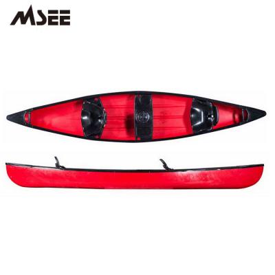 China LLDPE 2-3 Person Fishing Canoe Kayak 4440x940x460mm 350kg Load Capacity for sale