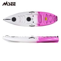 China Foot Pedal Plastic Kayak 2600x700x270mm Single Seater Fishing Kayak 100kg Capacity for sale