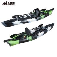 China Motorized Fishing Kayak 2 Person Rotomolded LLDPE 3100x760mm 170kg Capacity for sale