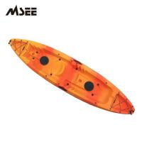 China Double Sit On Top Sea Kayak for Fishing 3600x910mm HDPE 2 Person for sale