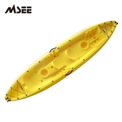 China Custom Colored 2 Person Sea Fishing Kayak 3600x910mm with Rod Holder Swivel for sale