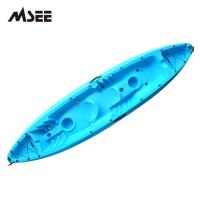 China Custom Colored 2 Person Sea Fishing Kayak 3600x910mm with Rod Holder Swivel for sale