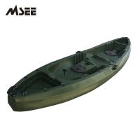 China Custom Colored 2 Person Sea Fishing Kayak 3600x910mm with Rod Holder Swivel for sale