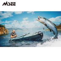 China 1 Person Fishing Kayak 4230x770x400mm with Paddle Aluminum Seat OEM Logo for sale