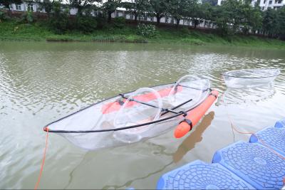 China Transparent polycarbonate transparent plastic Transparent gas powered kayak for sale for sale