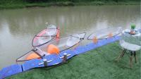 China Transparent polycarbonate transparent plastic Transparent gas powered kayak for sale for sale