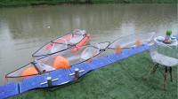 China Transparent polycarbonate transparent plastic Transparent gas powered kayak for sale for sale