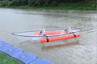 China Transparent Polycarbonate plastic Transparent plastic kayak for two person for sale