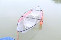 China Transparent Polycarbonate plastic Transparent plastic kayak for two person for sale