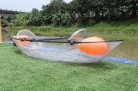 China Transparent polycarbonate plastic Transparent roto molded plastic kayak for sale