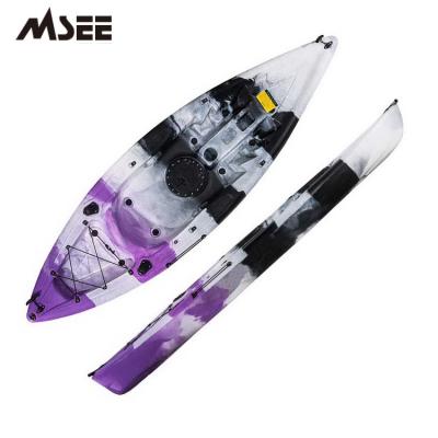 China LLDPE Single Seat Sit on Top Kayak 2710x750x240mm 130kg Capacity for Fishing Surfing for sale