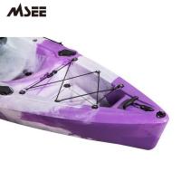 China LLDPE Single Seat Sit on Top Kayak 2710x750x240mm 130kg Capacity for Fishing Surfing for sale