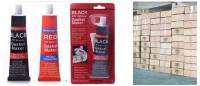China Fireproof Clear Black RTV Silicone Sealant Gasket Maker High Temp for sale