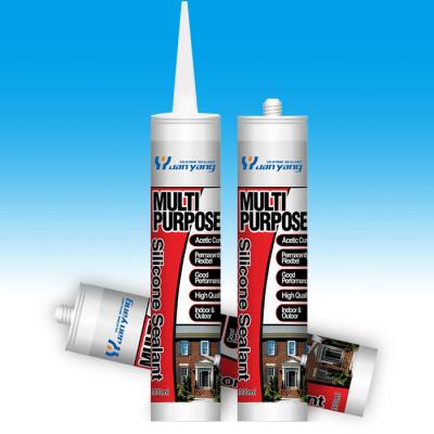 China 300ml GP Acetoxy Silicone Sealant Adhesive Fast Dry Acid Glue Smooth Paste for sale
