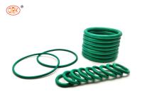 China 70 ShoreA Green FKM O Ring for Automotive Industry With Oil Resistance for sale